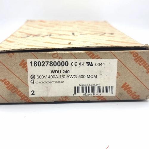 Jual WDU 240 TERMINAL BLOCK 240mm WEIDMULLER 1802780000 TERMINAL 240mm ...