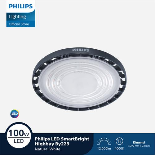 Promo Philips lampu Highbay BY229P 100W Netral White Semi putih Cicil 0 ...