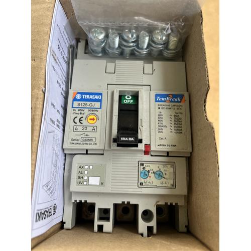 Jual TERASAKI MCCB 3P 100A (63A-100A) S125GJ 65kA ADJUSTABLE (125AF) - Kab. Bogor - Details ...