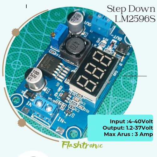 Jual LM2596 LM2596S DC-DC 3-40V ADJUSTABLE STEP DOWN POWER SUPPLY 3A w Display - Kab. Jombang ...