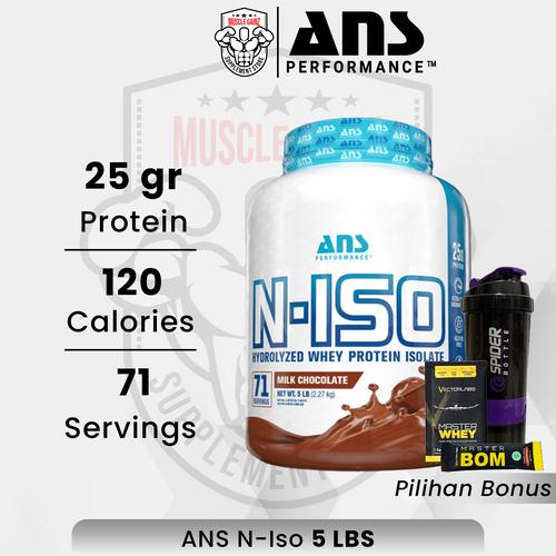 Promo ans n iso 5 lbs N-iso ans whey protein isolate terbaik ans performance - Vanila Cicil 0% ...