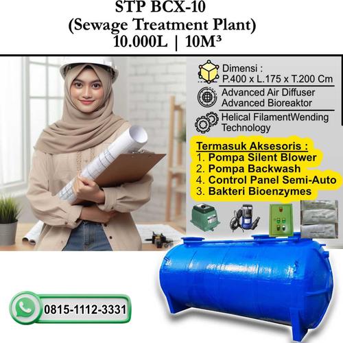 Jual Septictank Biofil IPAL STP Biotech 10.000 Liter 10M3 / Biotank ...