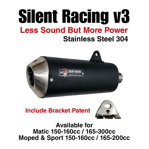 Promo Knalpot WRX SR v3 Matic 33cm - Matic 165-200cc, Inlet Cicil 0% 3x ...