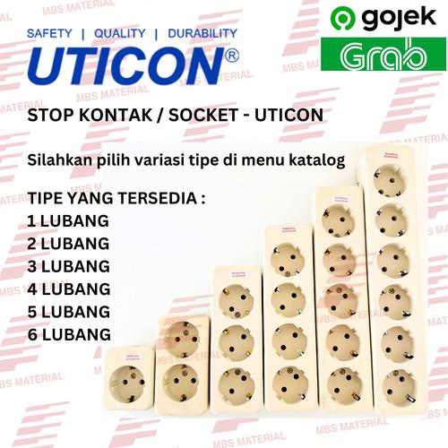 Jual Stop Kontak Extension Merk Uticon - 1 LOBANG - Kab. Tangerang ...