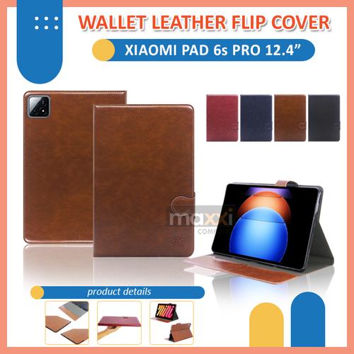 Jual Xiaomi Pad 6s Pro 12.4 Inch 12,4" Tab Tablet 2024 Leather Flipcase Flipcover Bookcover ...
