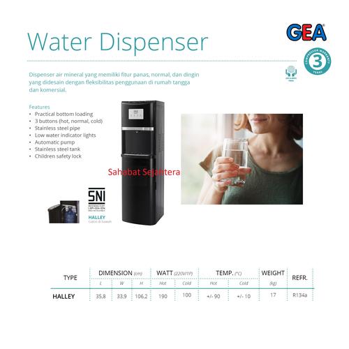 Jual Water Dispenser GEA HALLEY Dispenser Air Galon Bawah - Jakarta ...