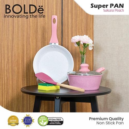 Jual BOLDe Super Pan Sakura Peach 5 Pieces Set Panci Super Sakura Warna ...
