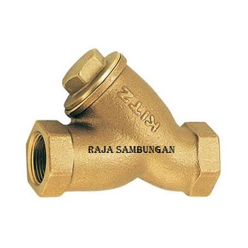 Jual Y Strainer Kuningan 1 inch KITZ ORIGINAL ASLI Sambungan Penyaring ...