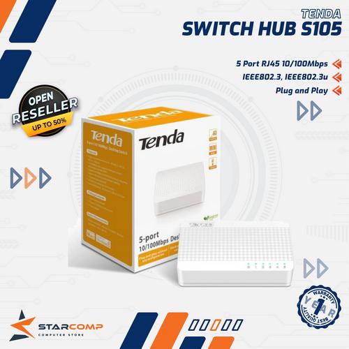 Jual Tenda S105 Switch HUB 5 Port Ethernet Port - Kota Surakarta ...