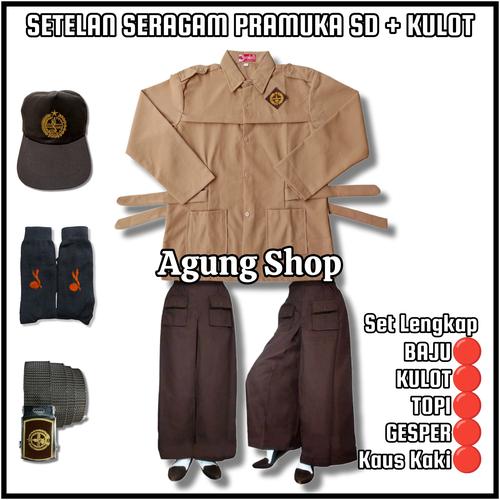 Jual Setelan Seragam Sekolah Pramuka Penggalang SD Putri Baju Pramuka Penggalang Lengan Panjang ...