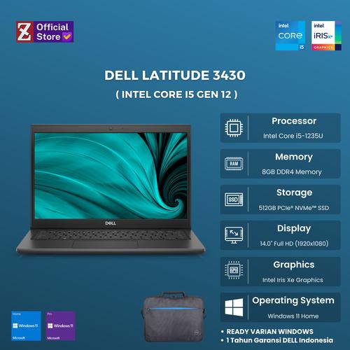 Promo DELL Latitude 3430 Intel Core i5-1235U 8GB RAM/512GB SSD 14" Full ...