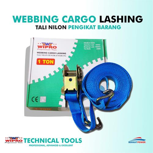 Jual Webbing Cargo Lashing Wipro 1 Ton Blue Wipro - - Berkat Power ...