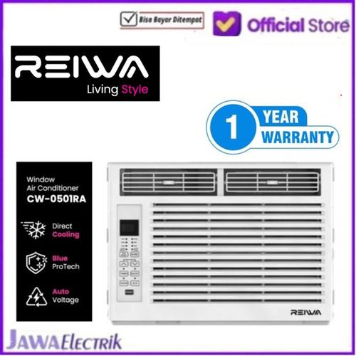 Promo Ac Reiwa Ac Window Reiwa 1/2 Pk Cw-0501ra 370 Watt - PACKING KAYU ...