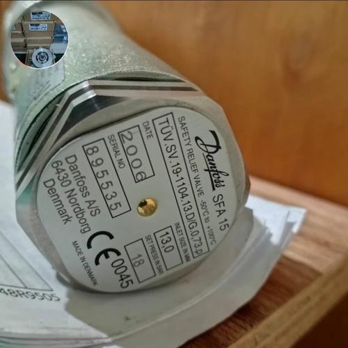 Jual DANFOSS Safety Relief Valve SFA 15 T 324 18bar TUV 148F3324 - Kab ...