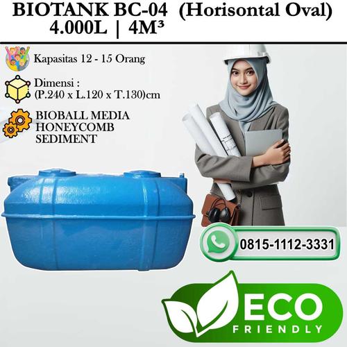 Jual Biotech Biotank Kapasitas 4000 Liter 4m3 / Biofil Septictank - BC ...