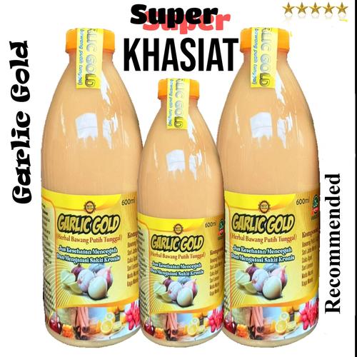 Jual GARLIC GOLD Jus Bawang Putih Tunggal -Super Khasiat Obati Sakit ...