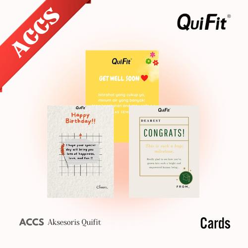 Jual QUIFIT - [Cards] Birthday Card / GWS Card / Graduation Card ...
