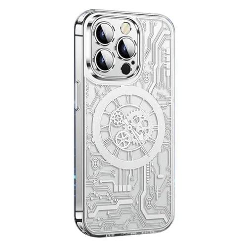 Promo Casing Magsafe Clock Circuit iPhone 7 8 X XR XS MAX Softcase Soft ...