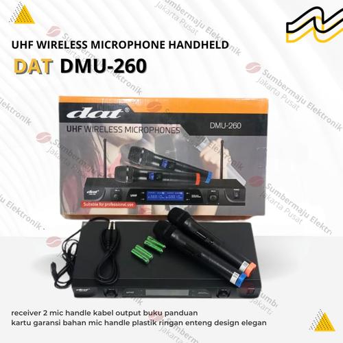 Jual Microphone DAT DMU 260 / Mic DAT DMU260 / Wireless Mic UHF DAT ...