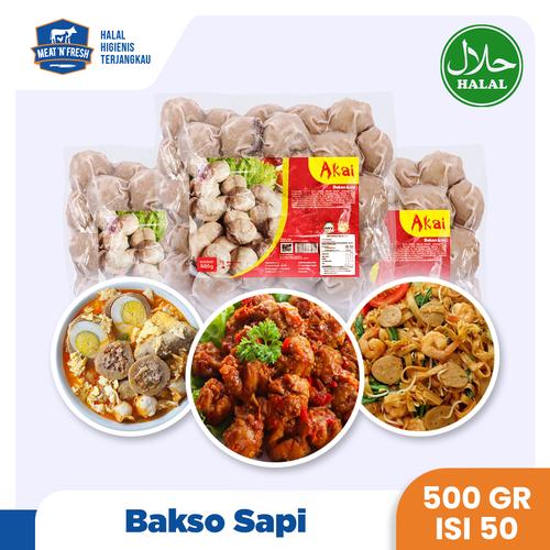 Jual Baso/Bakso Sapi 50Pcs - 500Gr (AKAI) - Jakarta Pusat - Meat ...