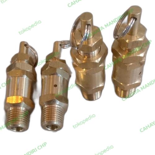 Jual SAFETY VALVE KUNINGAN 10 BAR TARIK DRAT 1/2 INCH - 1/2 INCH ...