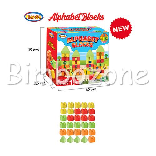 Jual Bimbozone - PlayGo ABC - Mainan anak balok blocks PLAY GO Alphabet ...