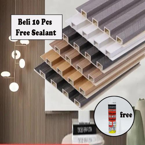 Jual RW Wood Panel WPC Dekorasi Tembok Minimalis Wall Panel PVC Motif ...