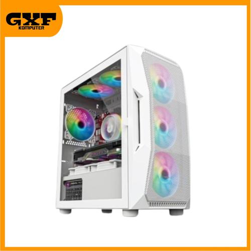 Jual Casing Infinity Poseidon V2 White - mATX - Include 3 FAN - Jakarta ...