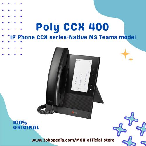 Jual Poly CCX 400 Business Media Phone for Microsoft Teams and PoE ...