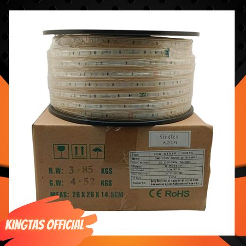 Jual KINGTAS STRIP 2835 IP68 220V 60LP- 50M/ROLL ICE BLUE - Jakarta Utara - Kualitas Lighting ...