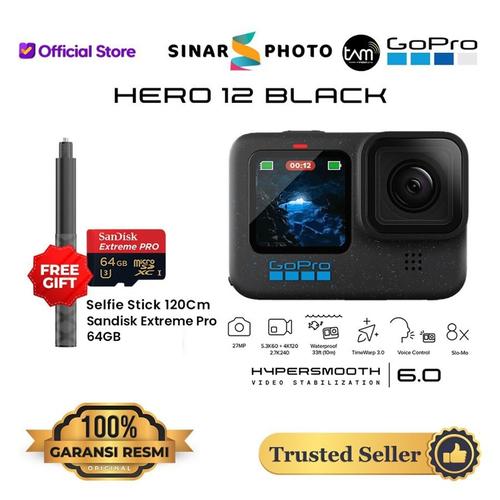 Promo GoPro HERO 12 Black Action Camera GoPro 12 - GoPro HERO12 ...
