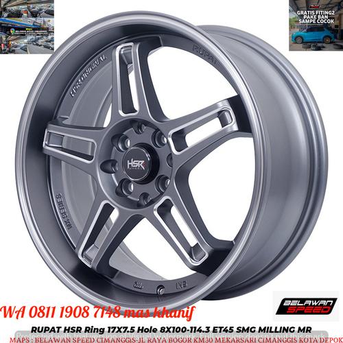 Jual VELG MOBIL HSR RUPAT R17 RING 17 MOBILIO BINGUO jazz Suzuki Carry Futura Mitsubishi Colt ...