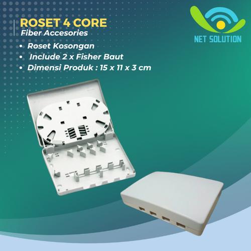 Jual Roset Fiber Optic 4 Core kosongan|Roset FO 4 Core - KOSONGAN ...