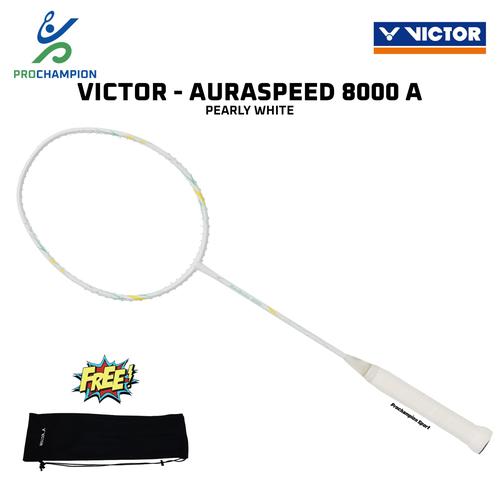 Promo New ! Raket Badminton Victor Auraspeed 8000 ARS 8000 Pearly White ...