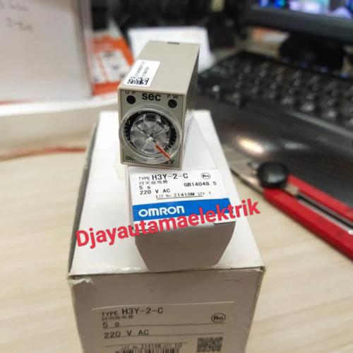 Jual Timer H3Y-2-C 5s 220VAC OMRON ORIGINAL - Jakarta Pusat - DJAYA UTAMA ELEKTRIK | Tokopedia