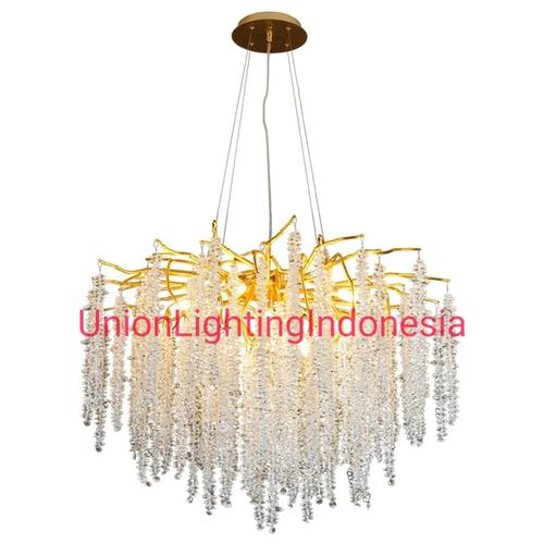 Promo SL80298/800 LAMPU HIAS GANTUNG PLAFON MINIMALIS MEWAH KRISTAL ...