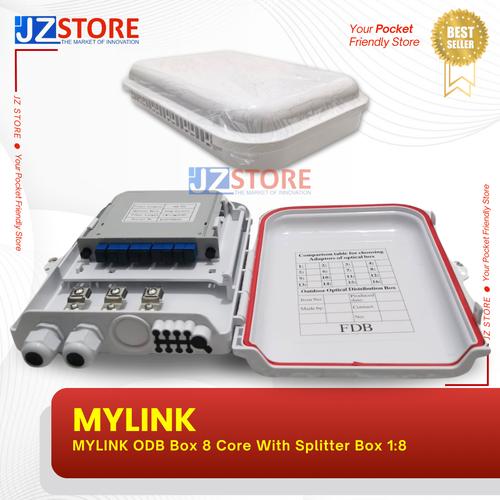 Jual MYLINK ODB Box 8 Core With Splitter Box 1:8 - Kota Medan - JZTECH ...