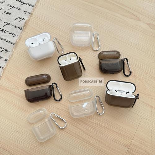 Jual Case Airpods Gen 1 2 3 PRO Casing Transparan Silicone Airpod Cover ...