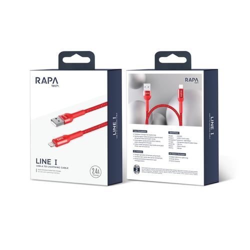 Jual RAPA tech DC1012 - LINE I - USB to Lightning Cable 2.4A Fast ...