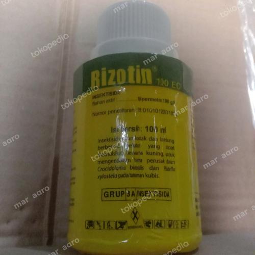 Jual Insektisida Rizotin 100 EC - 100 ML // Pembasmi Hama Perusak Daun ...
