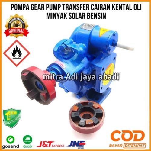 Jual Pompa Gear Pump KCB-55 Pompa Transfer Cairan Kental 55LPM Gear ...