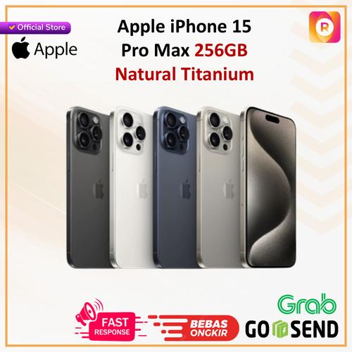 Promo Apple iPhone 15 Pro Max 256GB Natural Titanium - Garansi Resmi ...