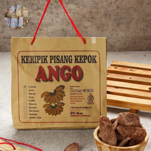Jual Keripik Pisang Kepok Coklat Ango. Keripik Pisang Asli Lampung ...