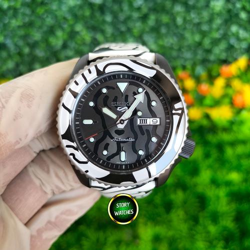 Jual SEIKO Auto Moai SRPG43 SRPG43K1 Collaboration 5 Sports Automatic ...