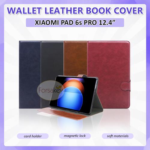 Jual Xiaomi Pad 6s Pro Tab Tablet 12.4 Inch 2024 Wallet Leather Soft ...