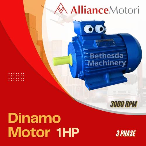 Jual Dinamo Motor Alliance 1HP 0.75KW Dinamo Motor 1 HP Dinamo 1HP 3000 ...
