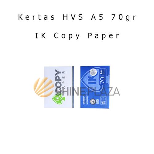 Jual Kertas HVS A5 70gr IK Copy Paper - Kertas Print Fotocopy Putih A5 ...