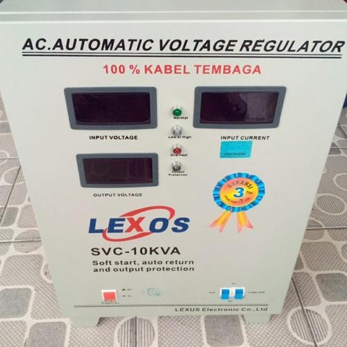 Jual stabilizer lexos st 10000 sd / 10kva / ST10000SD khusus luar kota ...