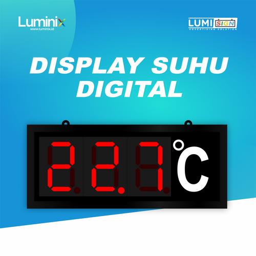 Jual Display Suhu Ruang / Temperature Indicator LED Display 7 Segment ...