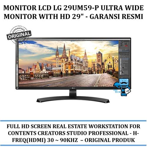 Promo Monitor LCD LG 29UM59-P Ultra Wide Monitor With HD 29" - Garansi ...